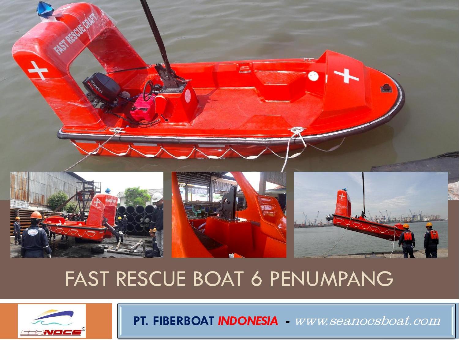 Fast Rescue Boat (Skoci Cepat) 6 Penumpang – PT. FIBERBOAT INDONESIA