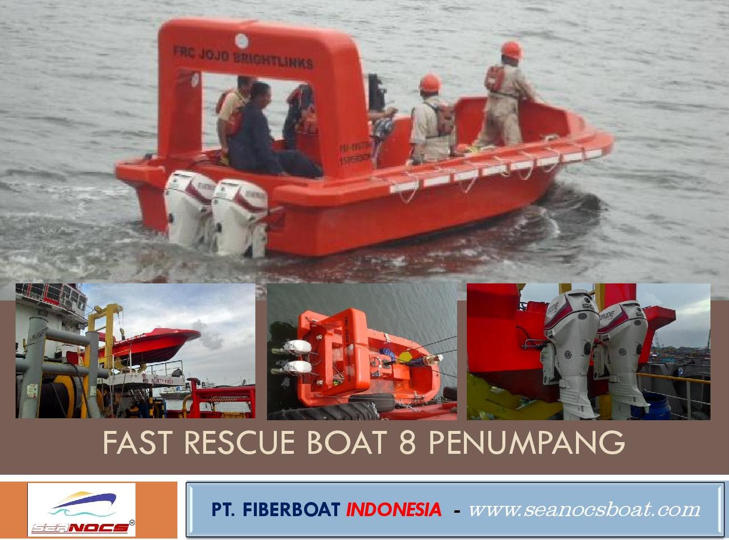 Fast Rescue Boat (Skoci Cepat) 8 Penumpang – PT. FIBERBOAT INDONESIA