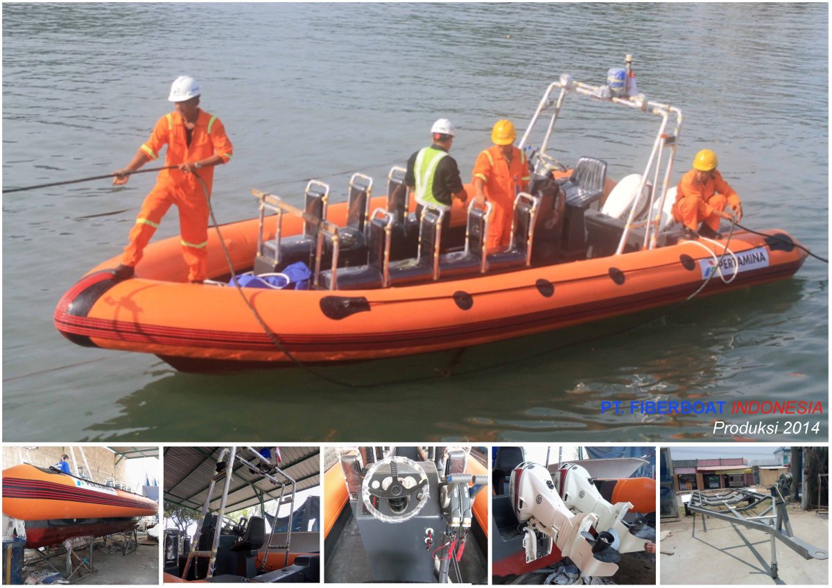 RIB 8 Meter – PT. FIBERBOAT INDONESIA
