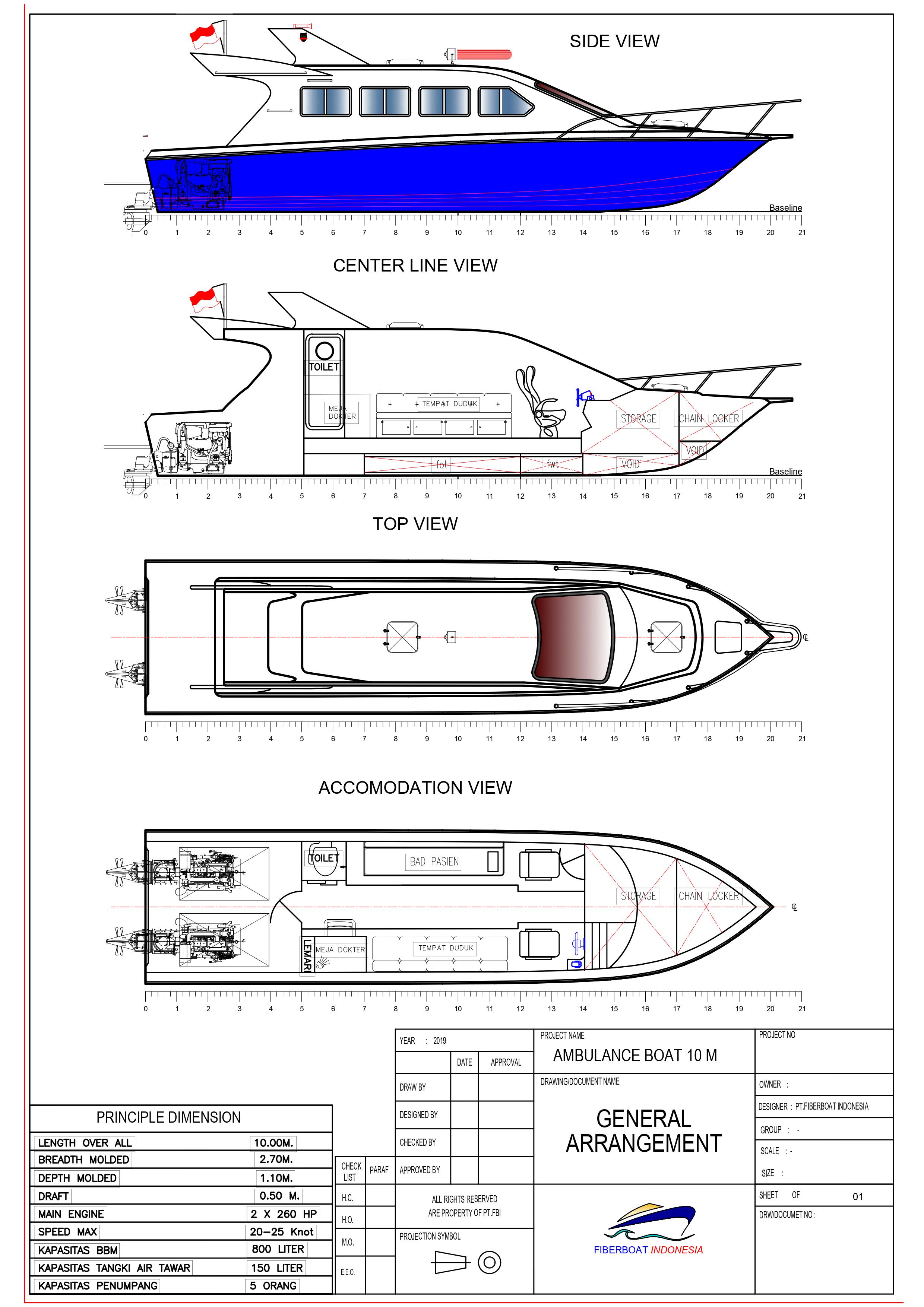 Kapal Ambulance – PT. FIBERBOAT INDONESIA